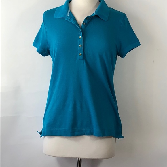 Tops | Polo With Gold Buttons Very Soft | Poshmark